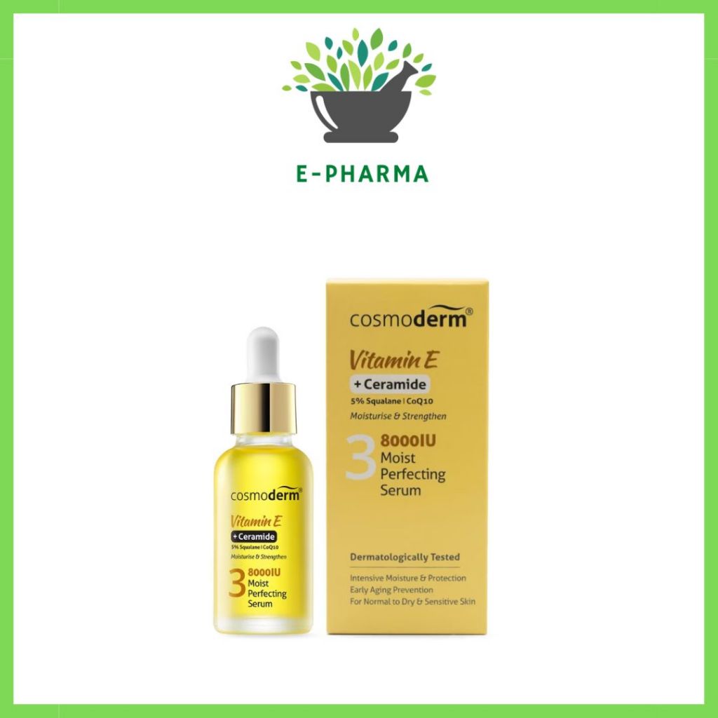 COSMODERM Vitamin E 8000 IU Moist Perfecting Serum 30ml | Shopee Malaysia