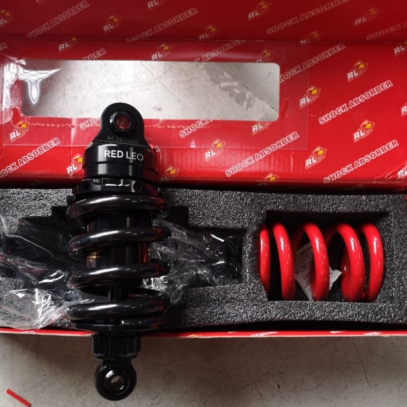 Red Leo Adjustable Monoshock LC135/Y15 200MM,205MM 100% Original Red ...