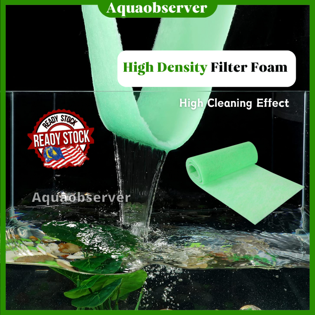 High Density Filter Foam120cm x 30cm High Quality Aquarium Fish Tank ...