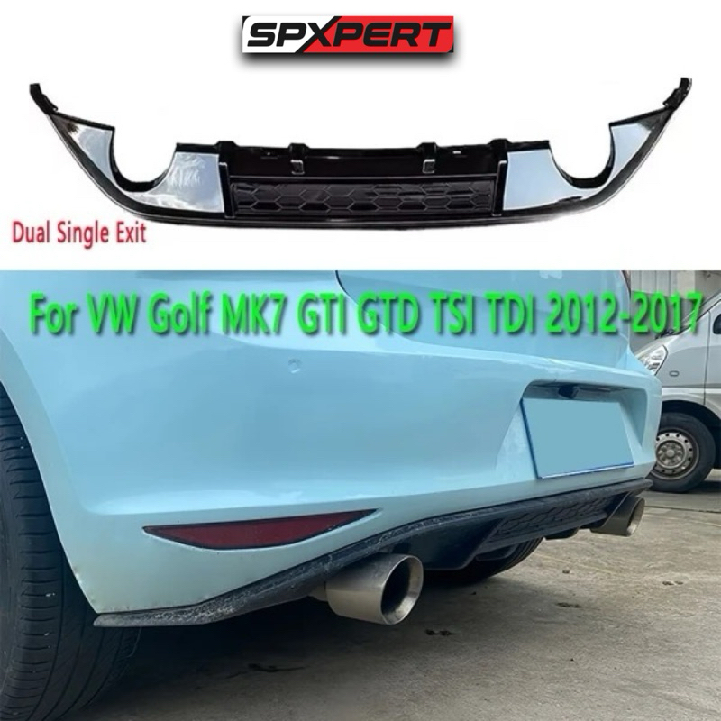 Volkswagen golf mk7 rear diffuser gti design | Shopee Malaysia