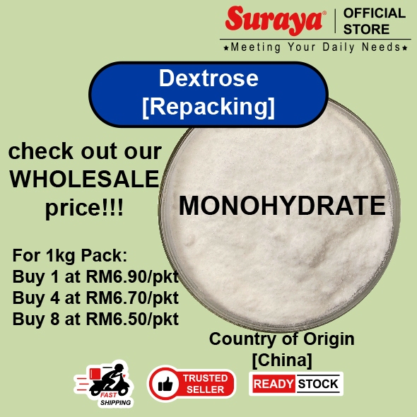 Dextrose Monohydrate | Dekstrosa 1kg | Shopee Malaysia