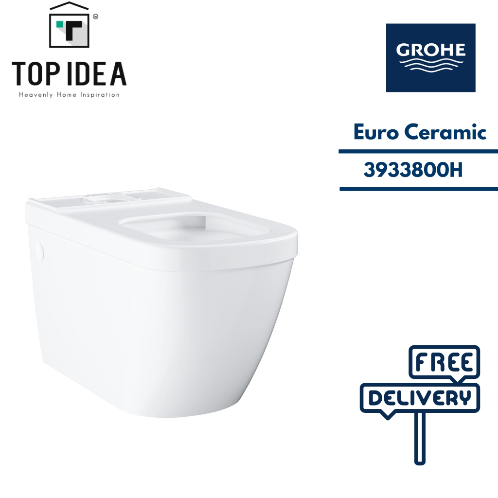GROHE Euro Ceramic Floor Standing Close Coupled WC | 3933800H | Shopee ...
