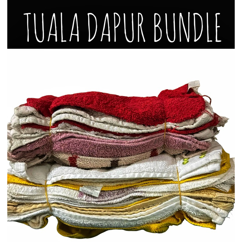 TUALA DAPUR /TUALA MANDI/ ALAS KAKI BUNDLE pelbagai Saiz dan TEBAL ...