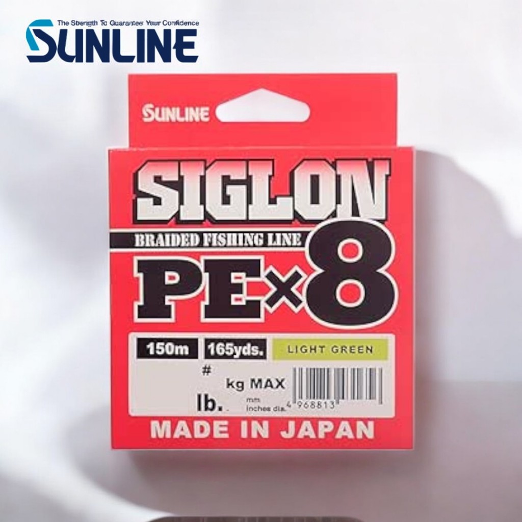 SUNLINE Siglon PEx8 Light Green Fishing Line | Shopee Malaysia