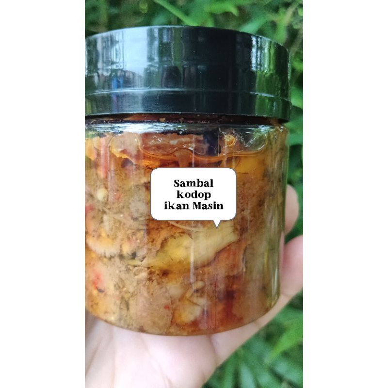 Sambal Kodop Lada Putih Pedas,Ikan Masin ,200g,Sabahan homemade halal ...