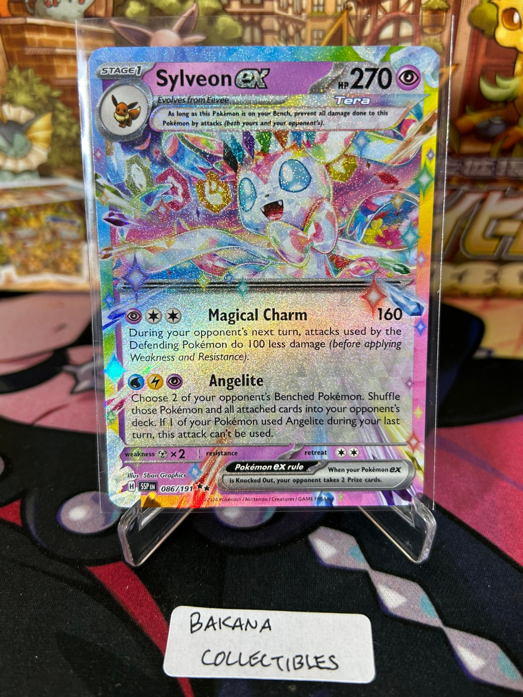 Pokemon TCG - SV Surging Sparks - Sylveon Ex - 86/191 | Shopee Malaysia