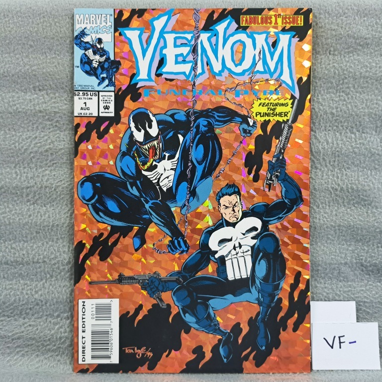Venom: Funeral Pyre #1 Gold Holographic Cover (Marvel Comics) Tom Lyle ...