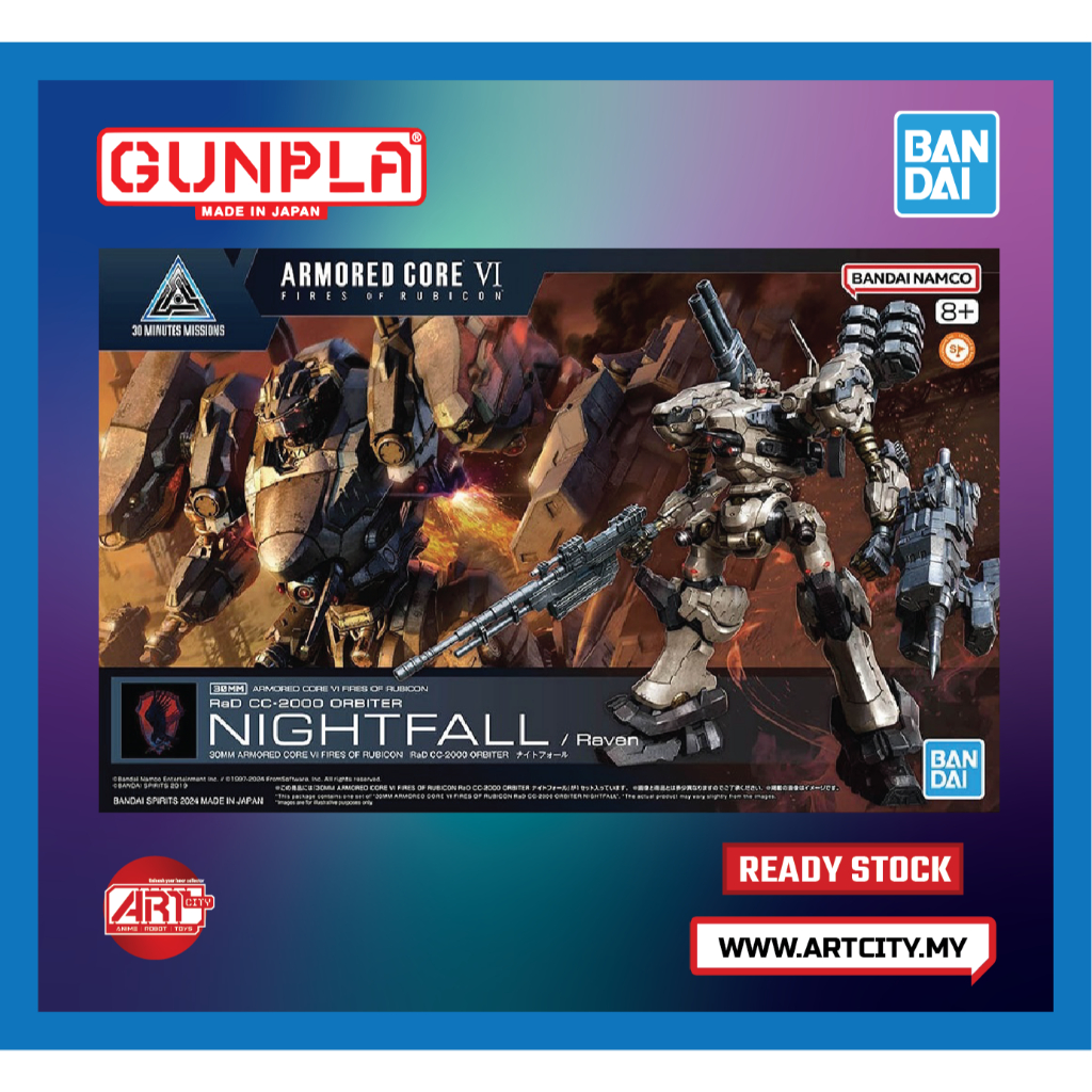 (READY STOCK) Bandai 30MM - RaD CC-2000 Orbiter - Nightfall - Armored ...