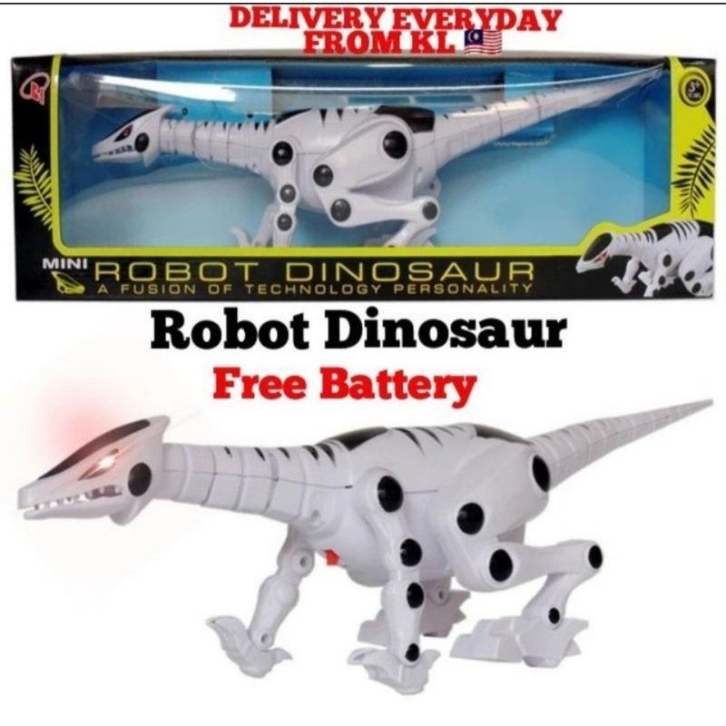 Robot Dinosaur Toy With Sound Battery Operated | Shopee Malaysia
