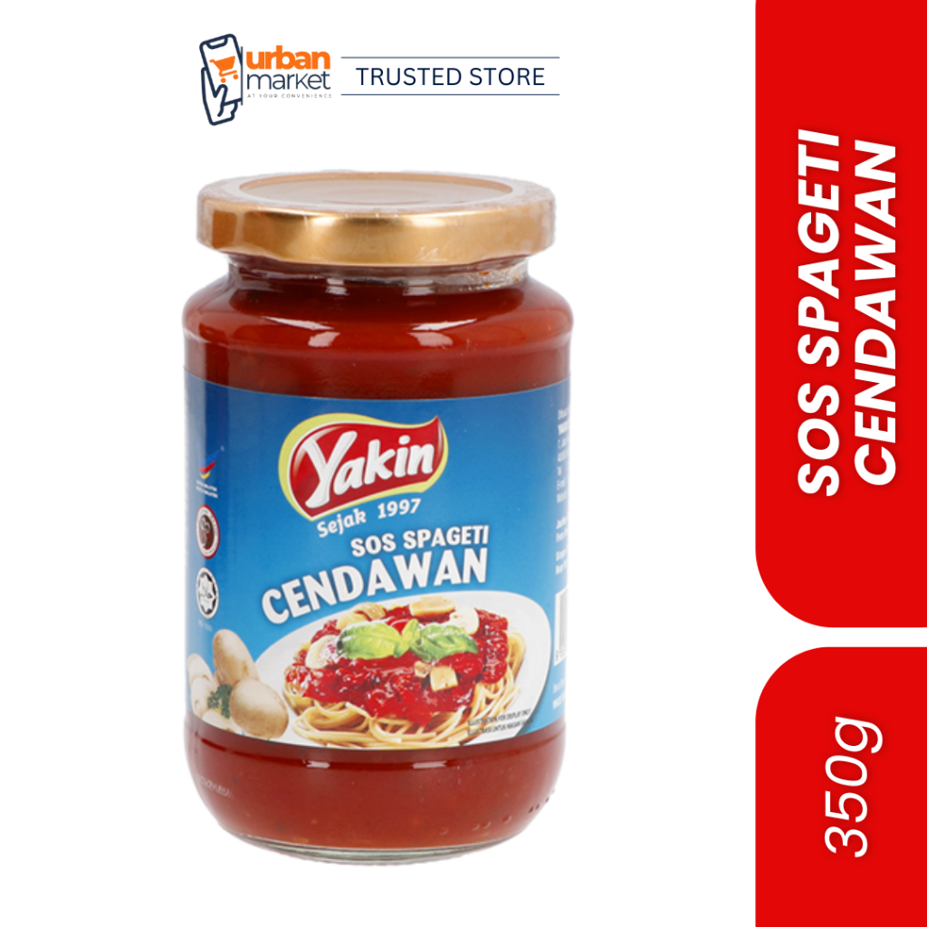 Sos Spageti Cendawan, Mushroom Spaghetti Souce, Yakin, 350g | Shopee ...