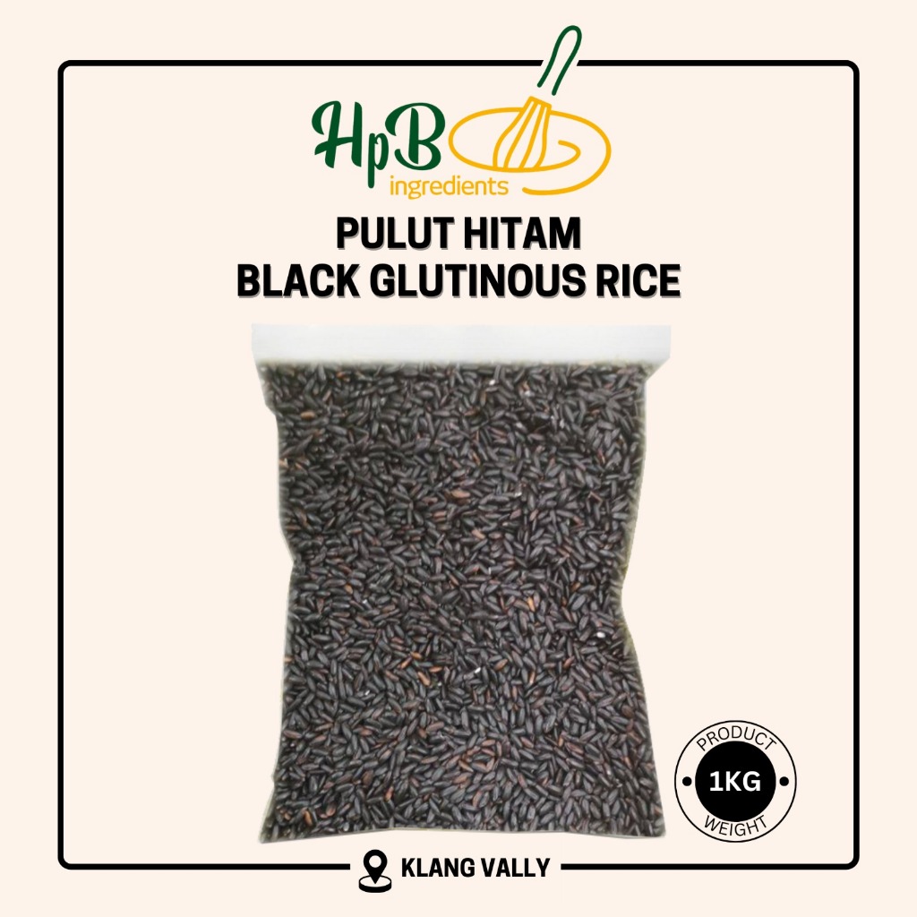 Black Glutinous Rice / Beras Pulut Hitam 黑糯米 1kg | Shopee Malaysia