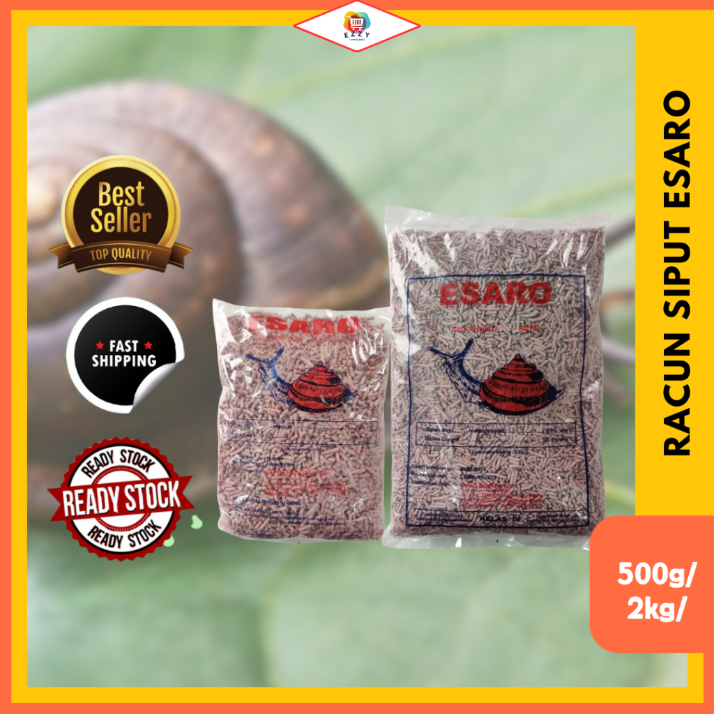 Racun Siput Esaro 500g 2kg Perawis Aktif Metaldehyde 5.0% GR ...