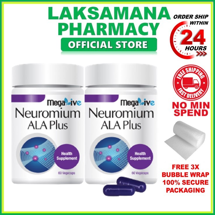 [EXP:11/2027] MEGALIVE Neuromium ALA Plus (60's/2x60's) | Shopee Malaysia
