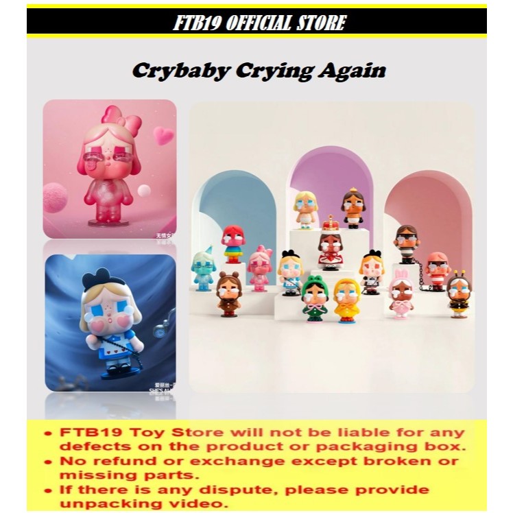 CRYBABY CRYING AGAIN SERIES BLINDBOX CRYBABY 眼泪工厂系列盲盒 | Shopee Malaysia