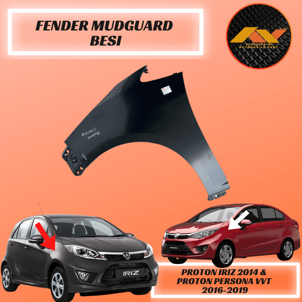 Front Fender Besi Proton Iriz 2014 Proton Persona Vvt 2016-2019 Fender ...
