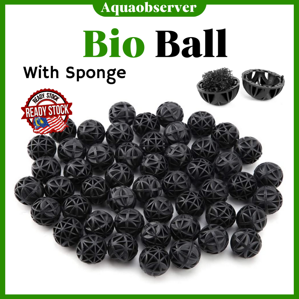 Aquarium Bio Balls Fish Tank Filter Media Biochemical Nitrifying ...