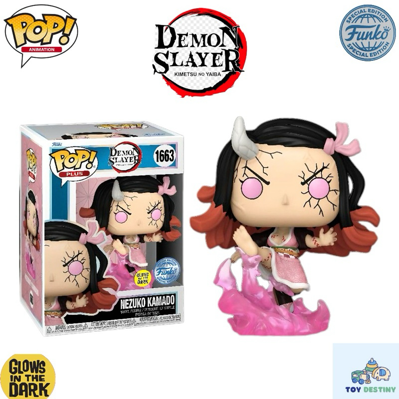 Funko Pop Animation Demon Slayer Glow In The Dark Nezuko Kamado Number ...