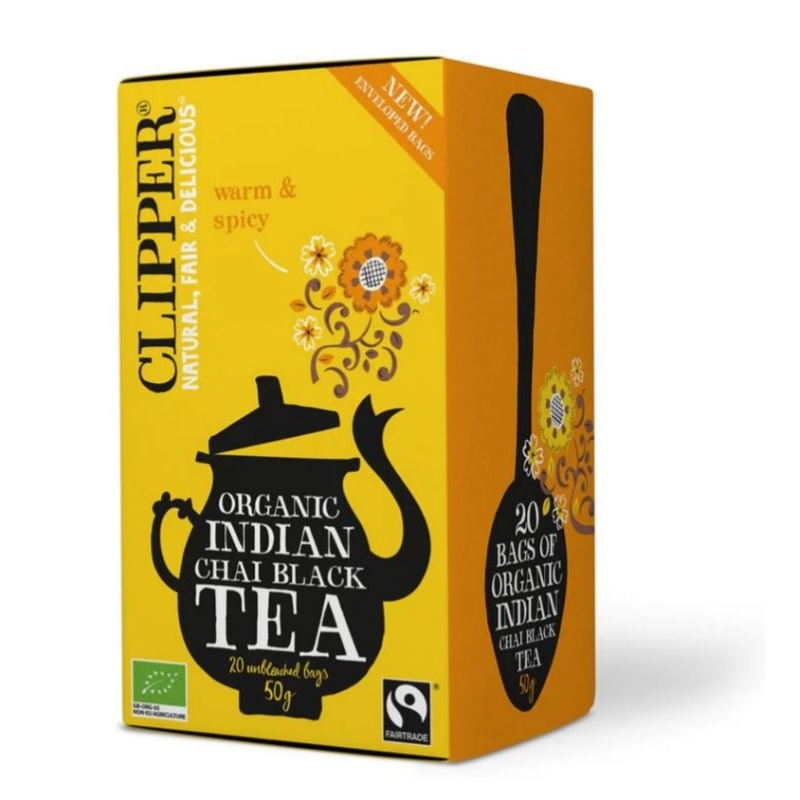 Clipper Organic India Chai Black Tea 20 Teabags | Shopee Malaysia
