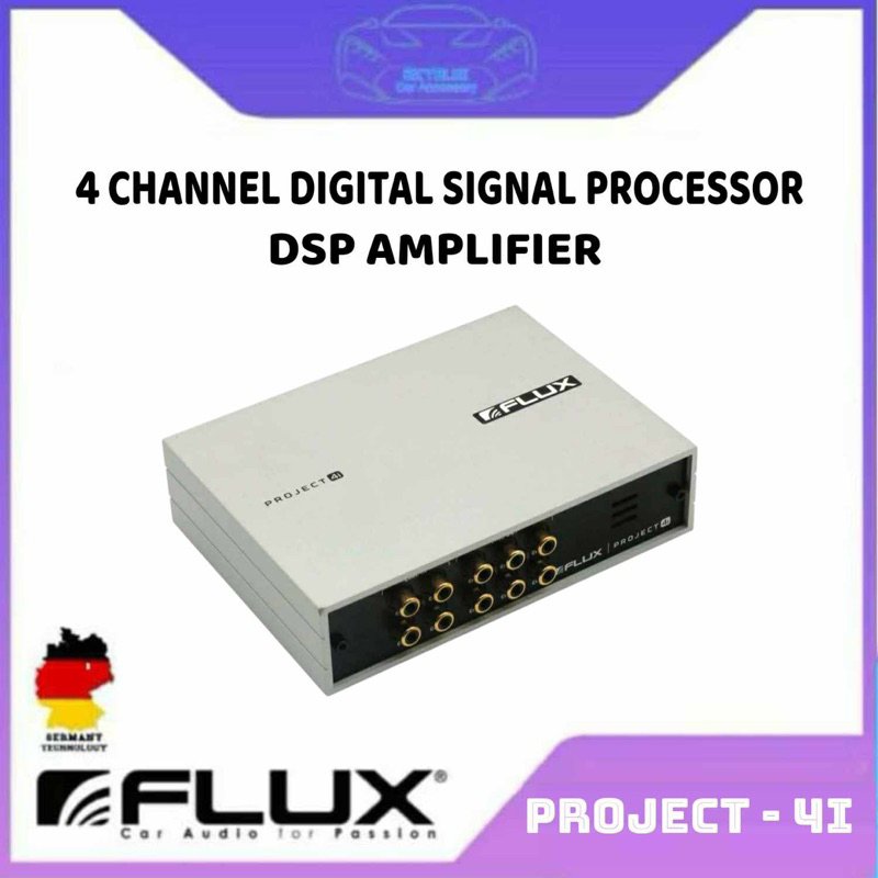 100% ORIGINAL FLUX PROJECT 4i CHANNEL DIGITAL SIGNAL PROCESSOR (DSP ...