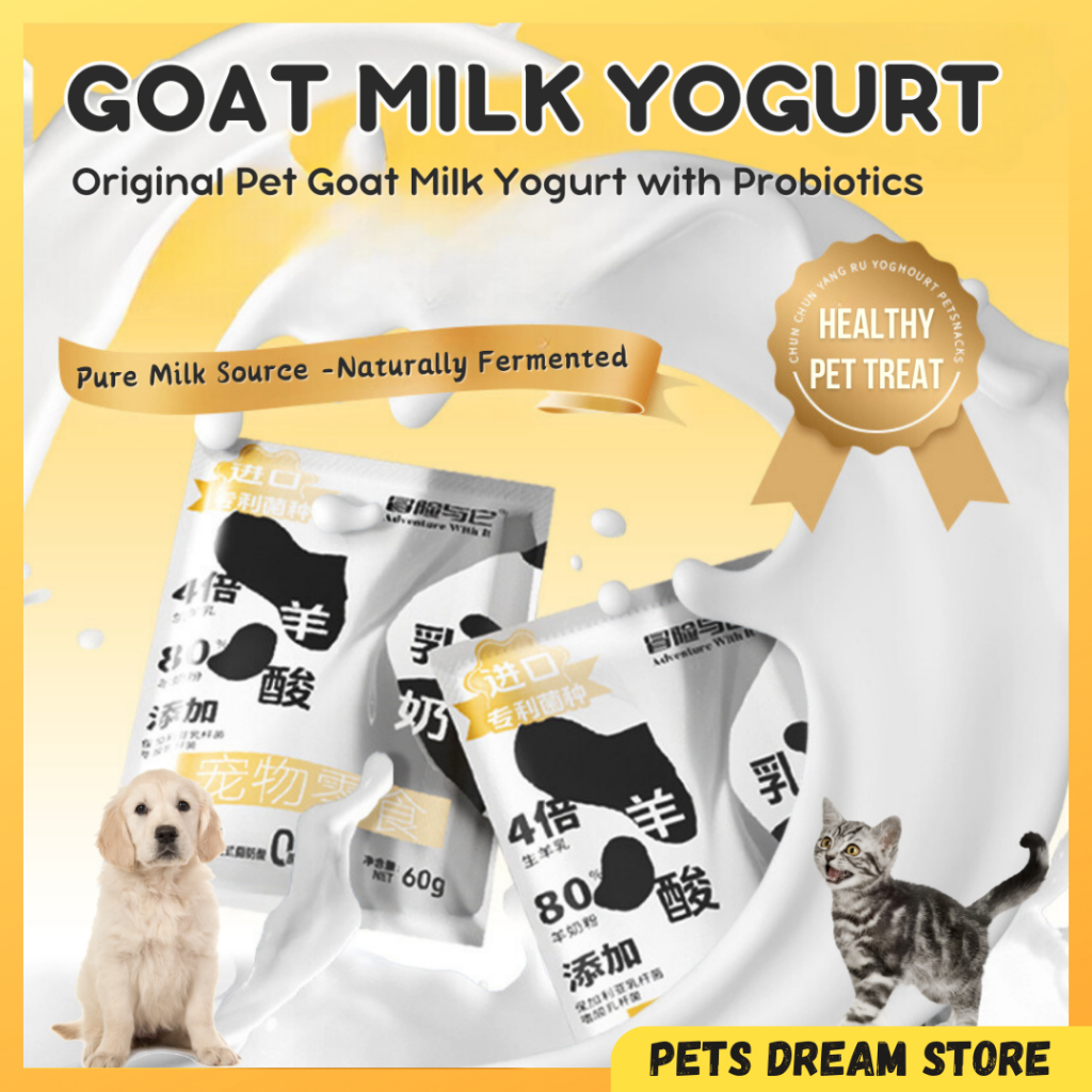 Adventure Pet Goat Milk Yogurt Cat milk Cat treats yogurt Kitten goat ...