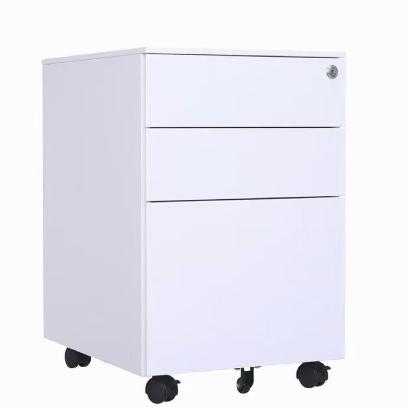 Steel Mobile Pedestal 2 Drawers 1 Filing Free Pencil Tray Scratch ...