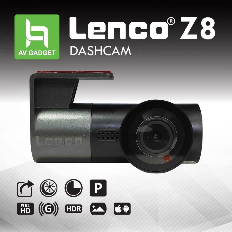 Lenco DVR Recorder 1080P HD Vehicle Drive Auto Video Wifi Smart Connect ...