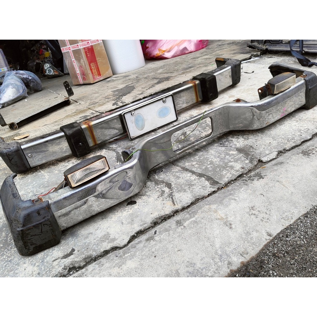 Mitsubishi Pajero L049 L047 L149 L149G Steel Besi Front And Rear Bumper ...