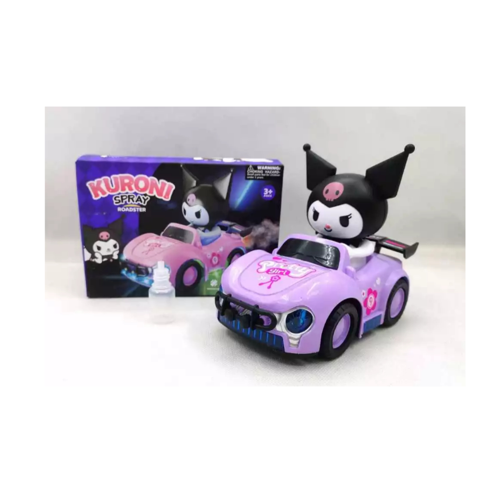 Kuromi Car Toy With Spray Effect 3D Lighting Sound | Shopee Malaysia