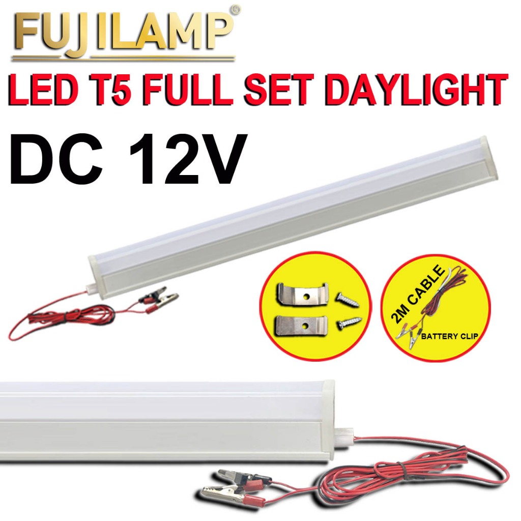 T5 LED DC12V Tube Light Lamp pasar malam lampu mentol lampu 2ft 60cm ...