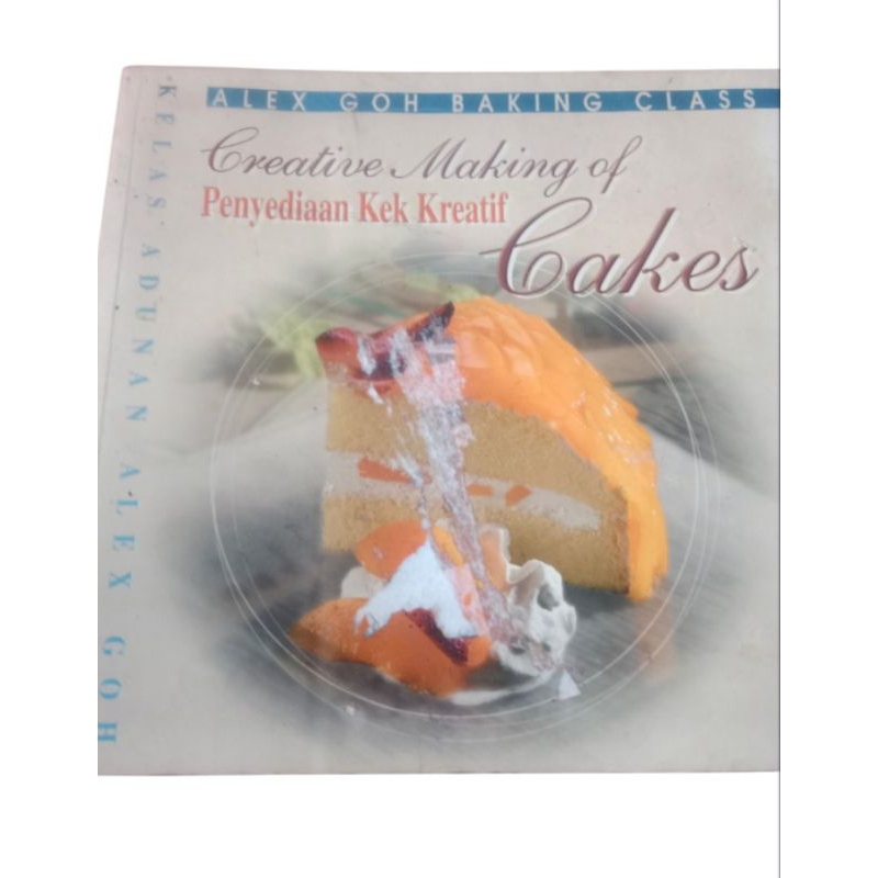 Buku resipi kek dan roti Chef Alex Goh | Shopee Malaysia