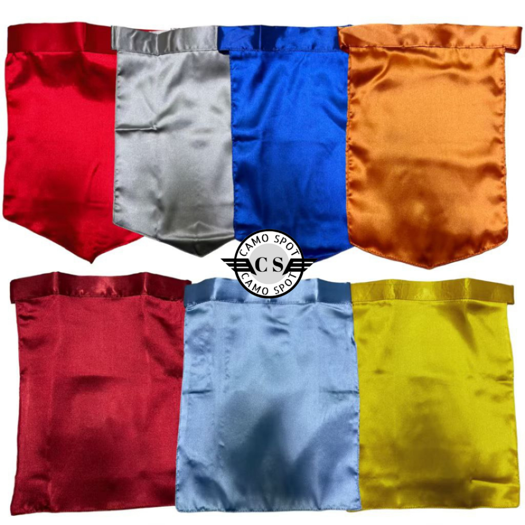 |CAMOSPOT| KAIN MAFLA SATIN UNTUK KAWAD ADA PELEKAT PELBAGAI WARNA ...