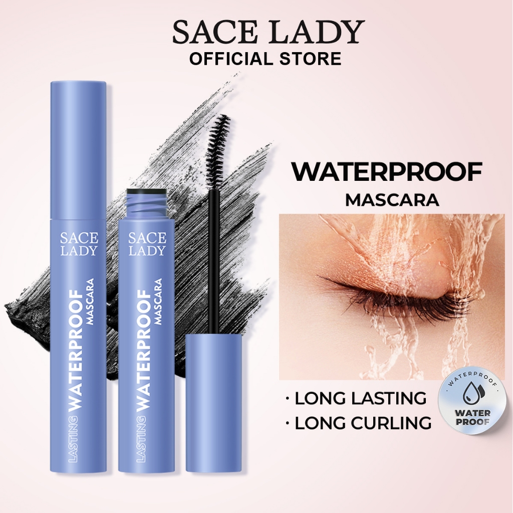 SACE LADY Waterproof Mascara Long Lasting Curling Mascara 6g | Shopee ...