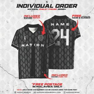 KAZZA ' NATION ' RETRO REGULAR SPECIAL EDITION JERSEY - CUSTOM YOUR OWN ...