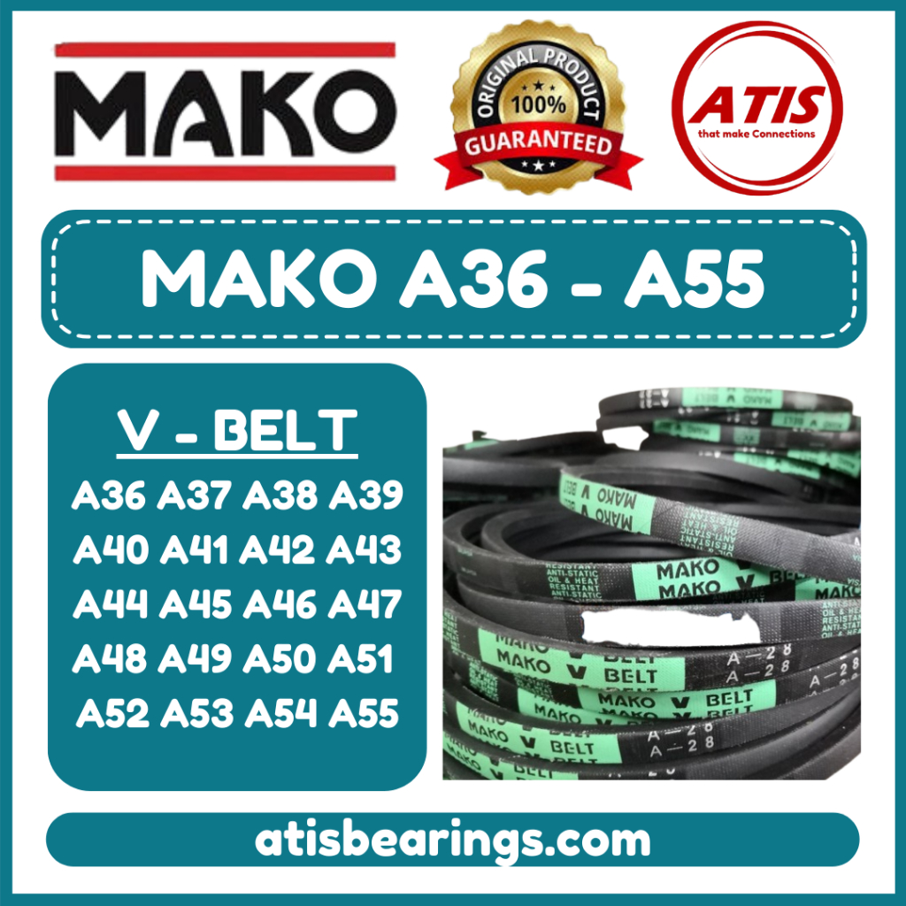 MAKO A36 A37 A38 A39 A40 A41 A42 A43 A44 A45 A46 A47 A48 A49 A50 A51 A52 A53 A54 A55 Standard V ...