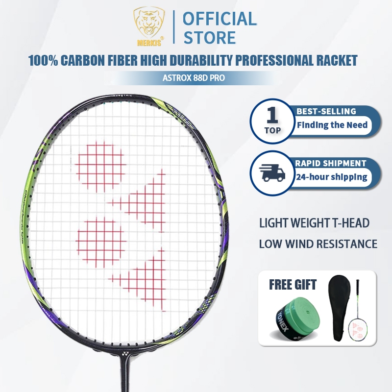 YONEX NEW ASTROX 88D PRO Badminton Racket Full Carbon Single 4UG5 22 ...