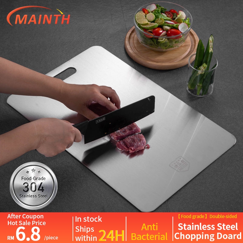 304 Stainless steel Chopping board Anti-mold Papan pemotong Cutting ...