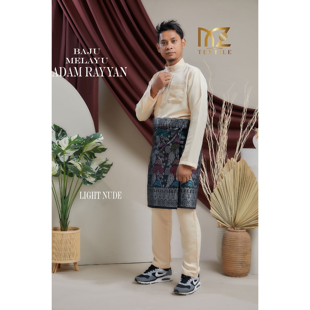 BAJU MELAYU ADAM RAYYAN PEARL SKIN DEWASA MZ TEXTILE BEG - 2 CLOTHING ...