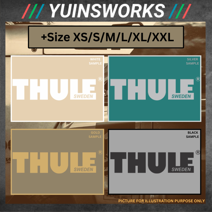 [THULE] Premium Sticker For Car / Motorcycle / Boat / Plane Free Custom ...