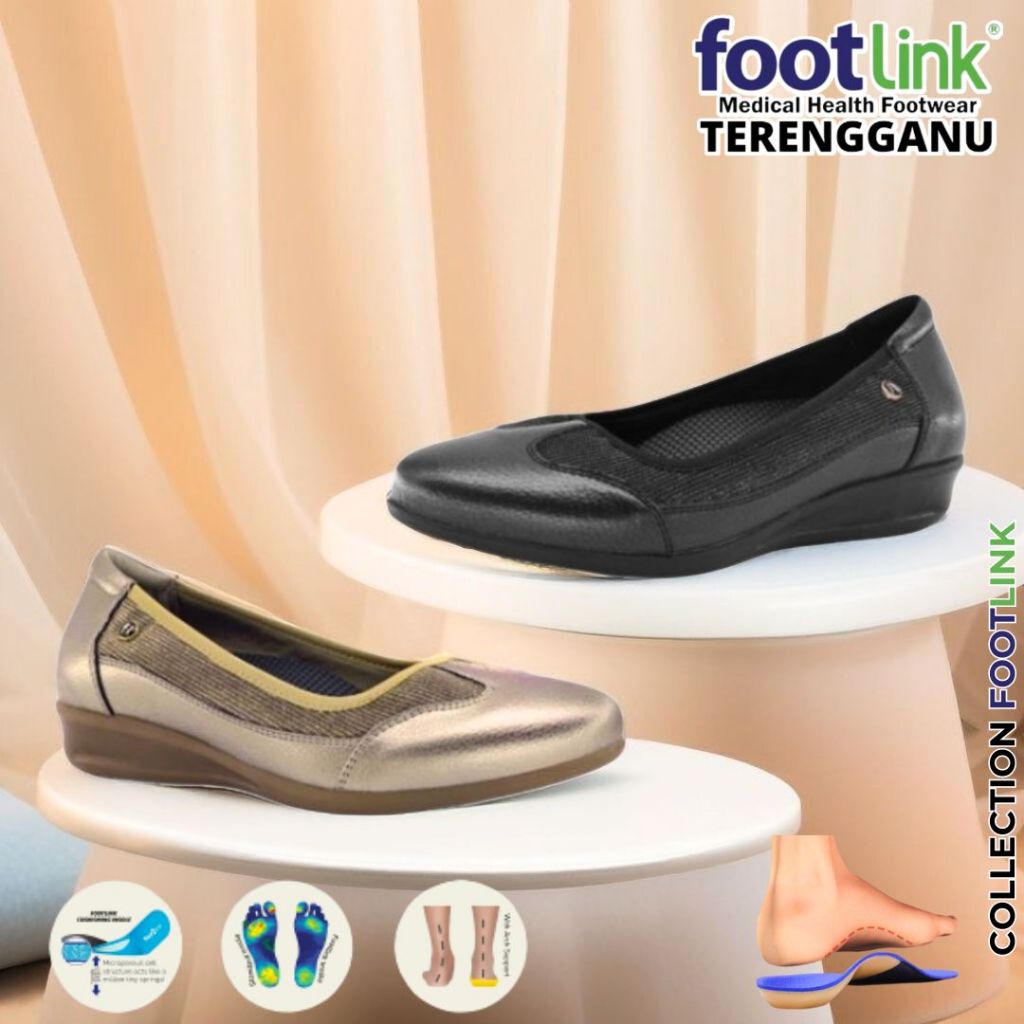Footlink PL 60-174 & PL 00-174 Health Women Shoe | Shopee Malaysia