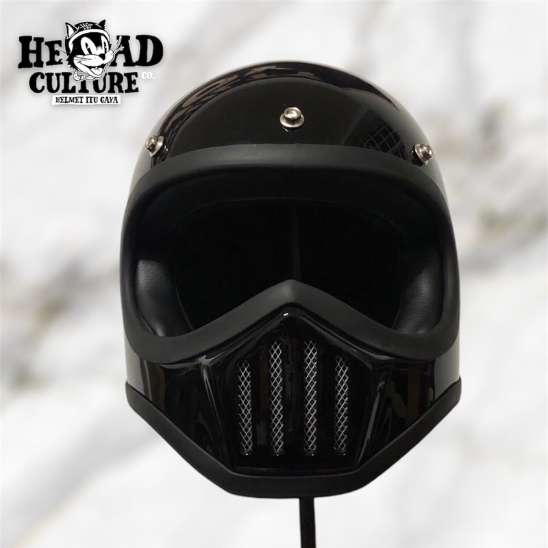 Brawl Fullface Custom Retro Classic Helmet | Shopee Malaysia
