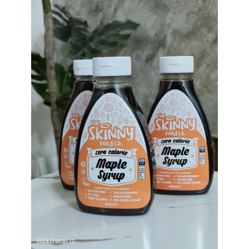 The Skinny Food Zero Calorie Maple Syrup 425ml | Shopee Malaysia