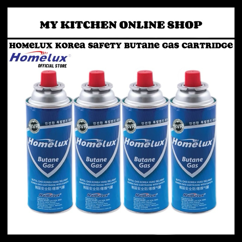 4-IN-1 VALUE PACK🔥HOMELUX CRV BUTANE GAS CARTRIDGE 250g_Butane Gas_Gas ...