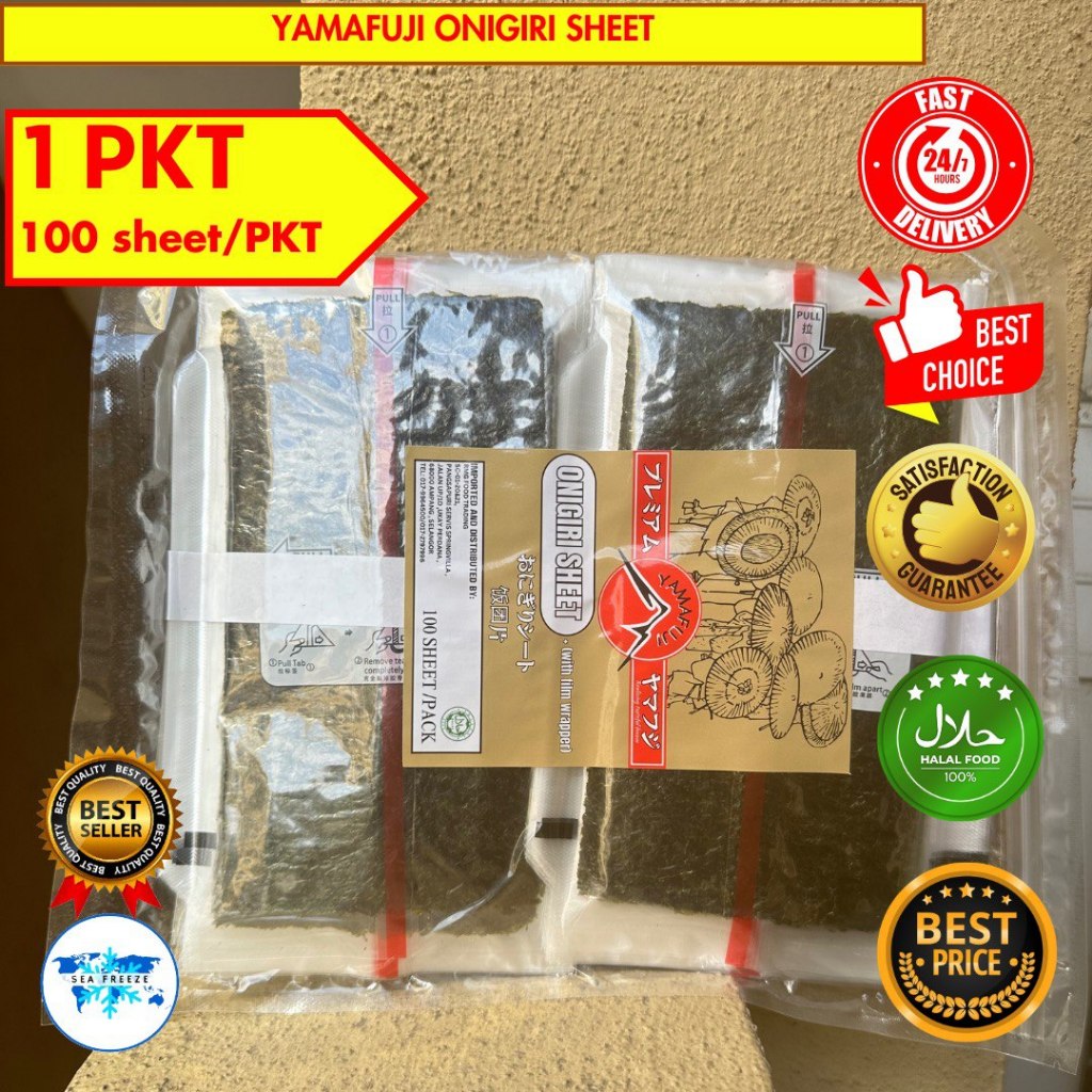 Yamafuji Seaweed Onigiri Sheet 100sheet/PKT | Shopee Malaysia