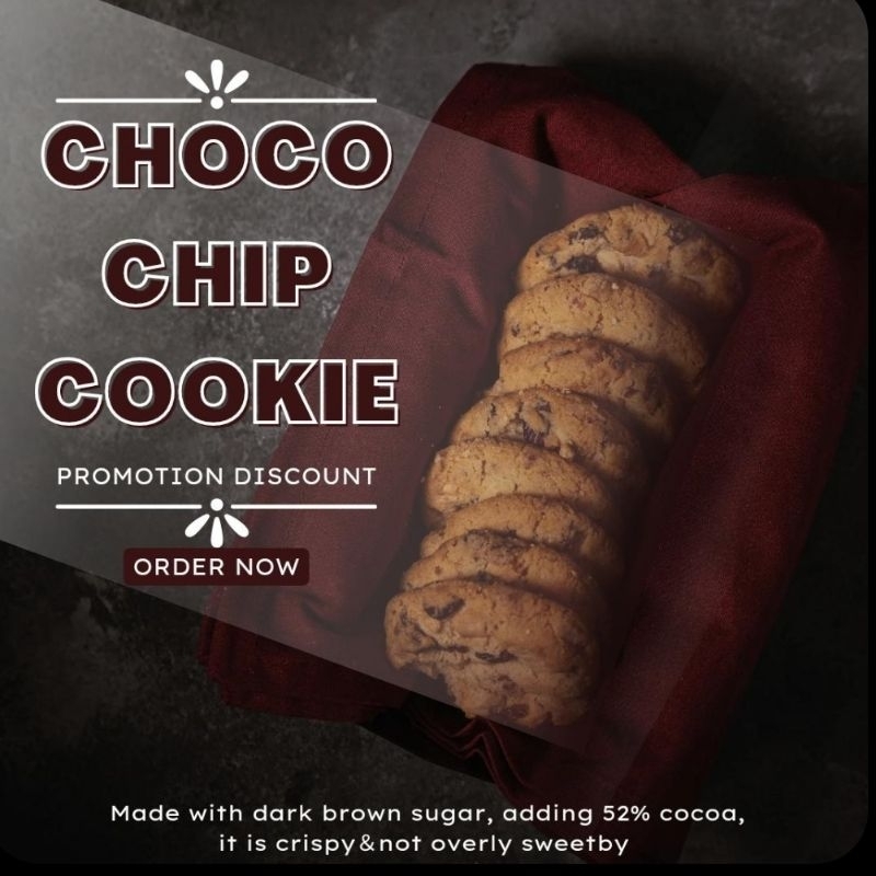 Healthy dark brown sugar chocolate chip cookies low sugar less sugar ...
