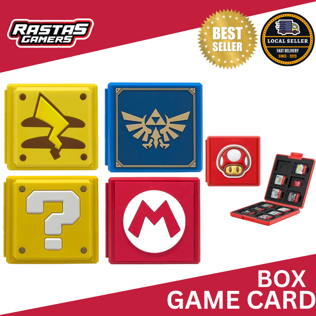 NEW Nintendo Switch Premium 12 Game Card Case | Shopee Malaysia
