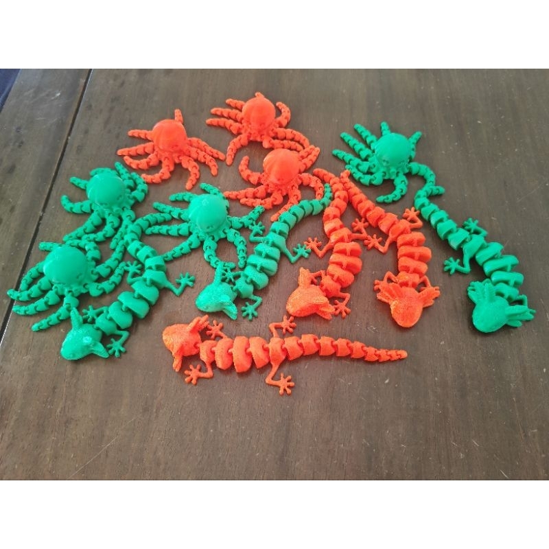 articulated axolotls 3d print toy | Shopee Malaysia