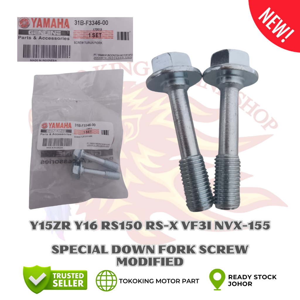 1 SET 2PC Y15 Y15ZR V1 V2/Y16 Y16ZR/LC135/RS150 RS150R/VF3I 185/NVX155 MODIFIED FORK SPECIAL ...