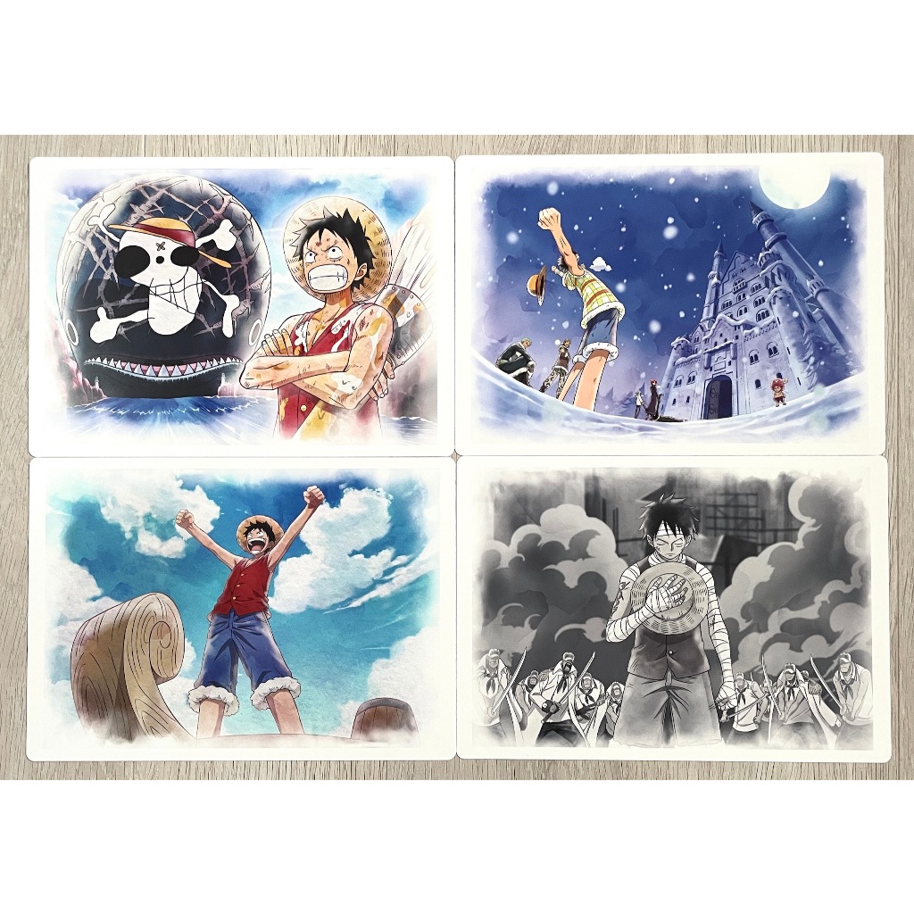 One Piece Luffy Kura Sushi Multi-sheet Complete Set [ Direct from Japan ...