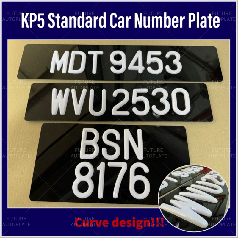 [NEW] KP5 Standard Car Number Plate #KP5 NO PLAT KERETA STANDARD JPJ ...