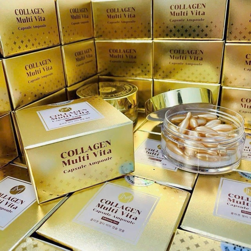 Korean Multi Vita Capsule Ampoule Fresh Collagen Skin Care Pills 38 ...